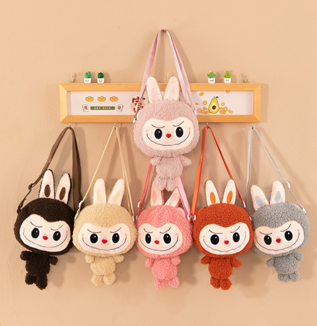 Cute labubu Coin Purse crossbody Bag for kids – Little Trendy